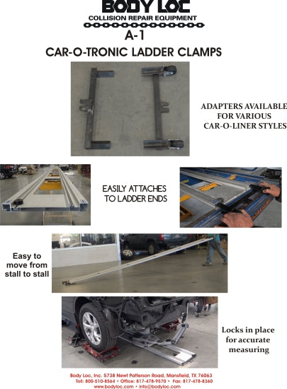 BYL BL A-1 Car-O-Tronic Ladder Clamps – CEG - The Collision Equipment Group